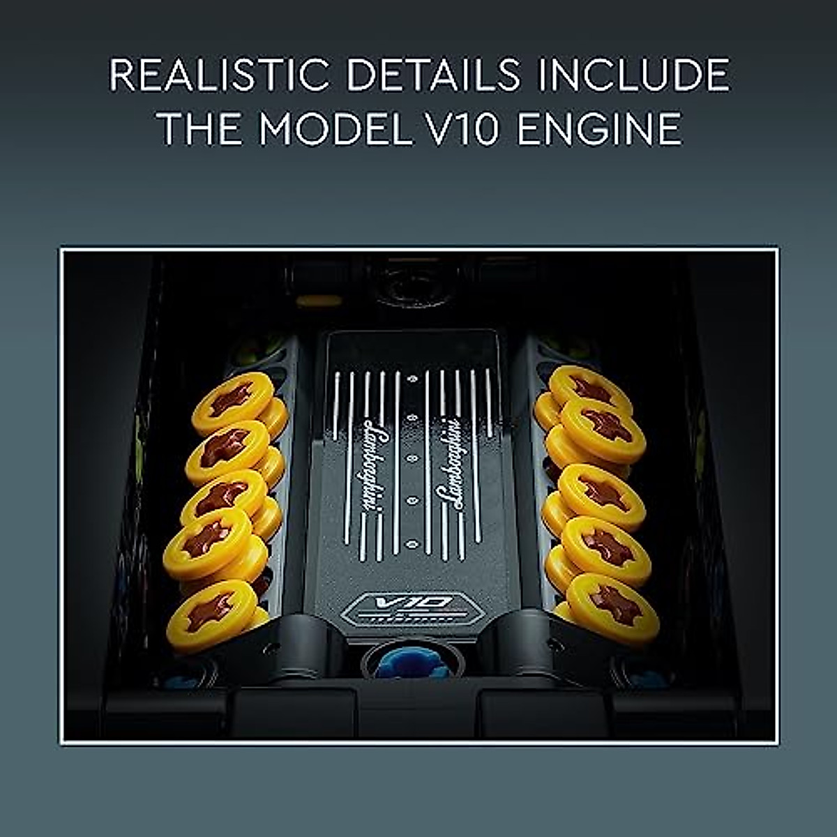 LEGO Technic Lamborghini Huracán Tecnica 42161 Advanced Sports Car Building Kit, Lamborghini Toy, for Kids Ages 9 and Up who Love Engineering and Collecting Exotic Sports Car Toys