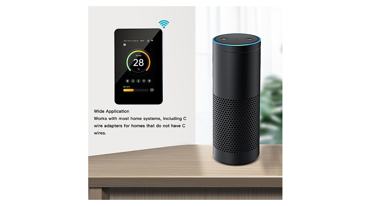 Smart WiFi Thermostat - App-Controlled Heating & Cooling