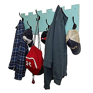 Sydney Wall Hook Rack, 20 Paint Colors - Wood Wall Art, Coat Rack Wall Mount, Coat Hooks, Rustic Coat Hooks, Wall Coat Hooks, Leash Hook, Hat Hook