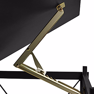 Yaheetech 47"x 24" Drafting Table Drawing/Crafting Table/Desk Art Desk for Artists Tilting Tabletop Basic Drawing Painting Writing Station Studying Desk with Adjustable Tabletop & Pencil Ledge Black