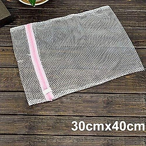 1Pc Mesh Laundry Bag Underwear Clothes Laundry Bra Lingerie Bags Laundry Washing Machine Net Mesh Bag for Garment, Underwear, Sock, Clothes, Sweater, Travel 30cmx40cm| Durable Design