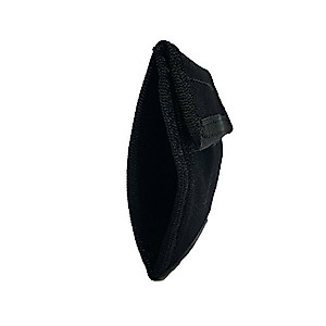 LINE2design Latex Glove Pouch Black - Police - Firefighter - EMS - EMT - Paramedic Medical 2 Pair of Gloves Holder