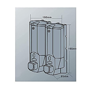 Soap Dispenser Bathroom Toilet Kitchen Soap Foam Box Office Hospital Hotel Home School Restaurant - Wall-Mounted Public Places Hotel Bottles