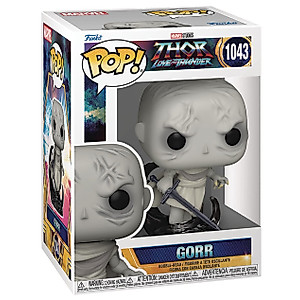 POP Thor: Love and Thunder - Gorr Funko Vinyl Figure (Bundled with Compatible Box Protector Case), Multicolor, 3.75 inches