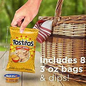 Tostitos, Chip & Salsa Pack, Tostitos Crispy Rounds & Medium Salsa, (Pack of 16)