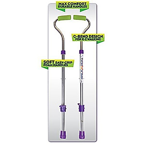 Original Walkaroo Wee Balance Stilts Lite (Aluminum) for Active Play with Adjustable Height for Little Kids & Beginners Ages 4 and up to 110lbs