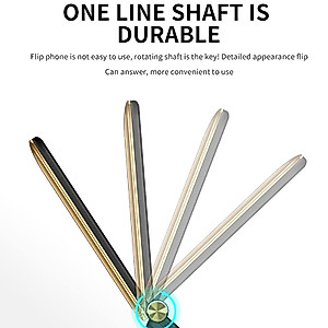 Flip Cell Phone for Seniors,G Seniors Phone,3.0 Inch Double Sided Large Screen Cell Phone,Long Standby Dual SIM Phone, 5900mAh 1.3 MP Support Flashlight Camera Music Player (Gold)