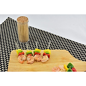 Gmark Premium 4" Kokeshi Toothpicks Skewers 500ct (2 Packs of 250) Extra long toothpicks for appetizers GM1034