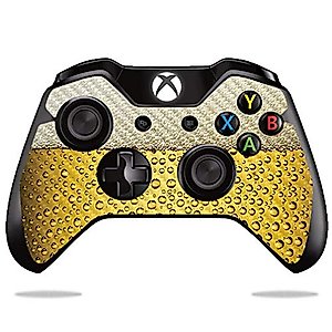 MightySkins Carbon Fiber Skin for Microsoft Xbox One or One S Controller - Beer Buzz | Protective, Durable Textured Carbon Fiber Finish | Easy to Apply, Remove, and Change Styles | Made in The USA
