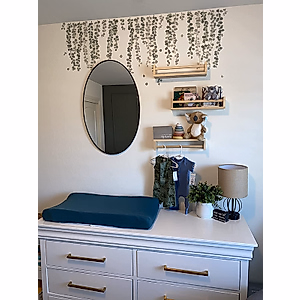 Gneric Floating Shelves for Wall, Burlywood Nursery Book Shelves, 15.7 inch Kids Bookshelf, Wall Shelves for Living Room Bedroom Decor,Kitchen Spice Rack,Bathroom Storage Rack(4 Pack)