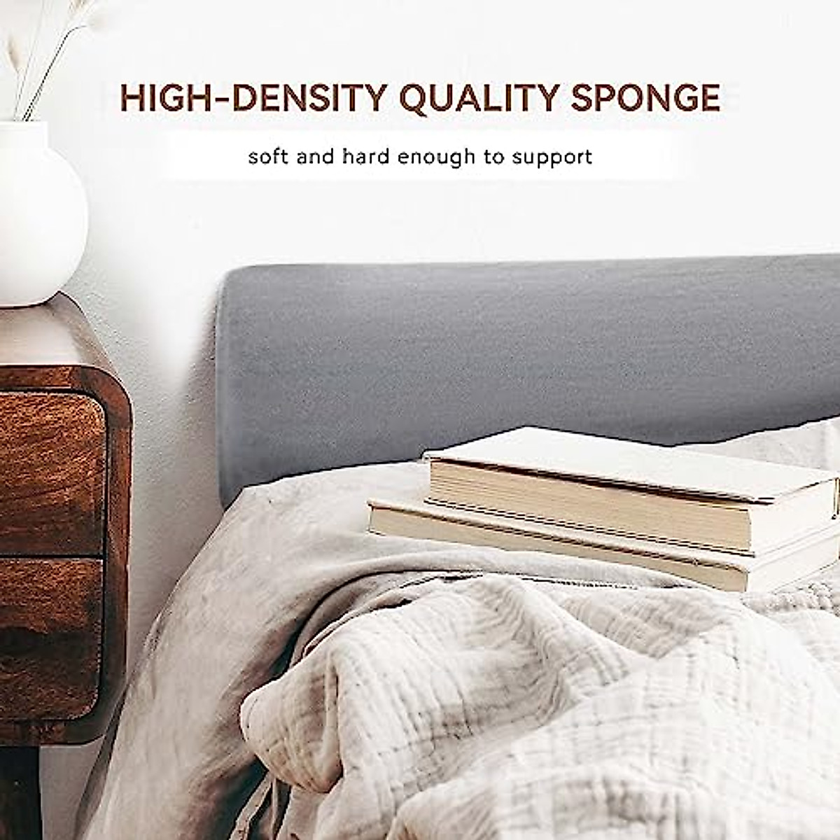 Voryerw Headboard Pillow California King Size, Bed Wedge Pillow/Headboard Pillow/Mattress Wedge,Gap Filler to Close The Gap (0-10") Between Headboard and Mattress 72"x10"x6"
