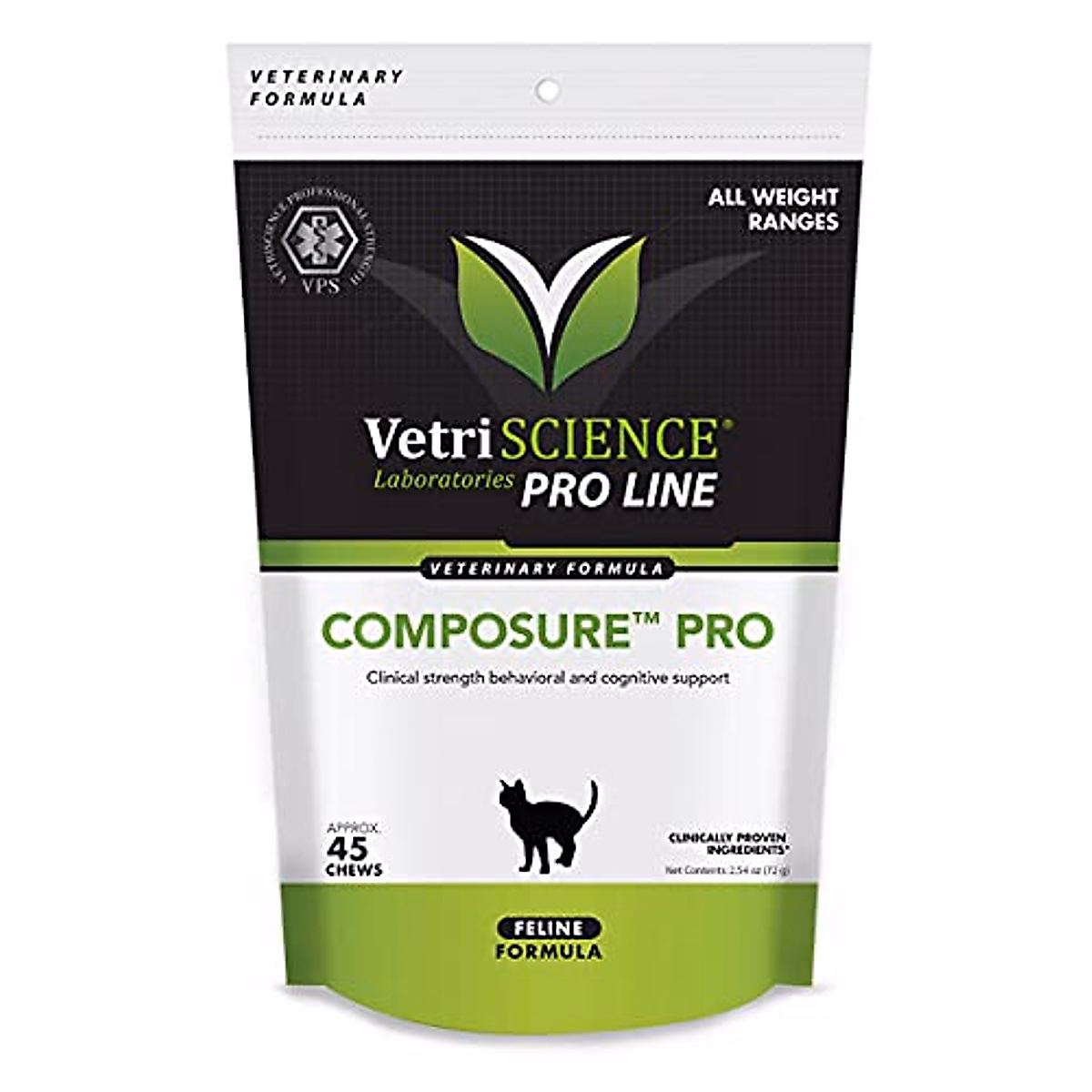 Composure COMPOSURE PRO Chews for FELINES, 45 Chews