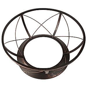 Pleasant Hearth OFW717RC Palmetto Fire Pit with Cooking Grid