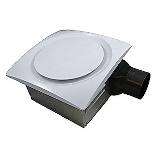 AP120-S G6 W Slim Fit 120-CFM Bathroom Ventilation Fan with White Grille