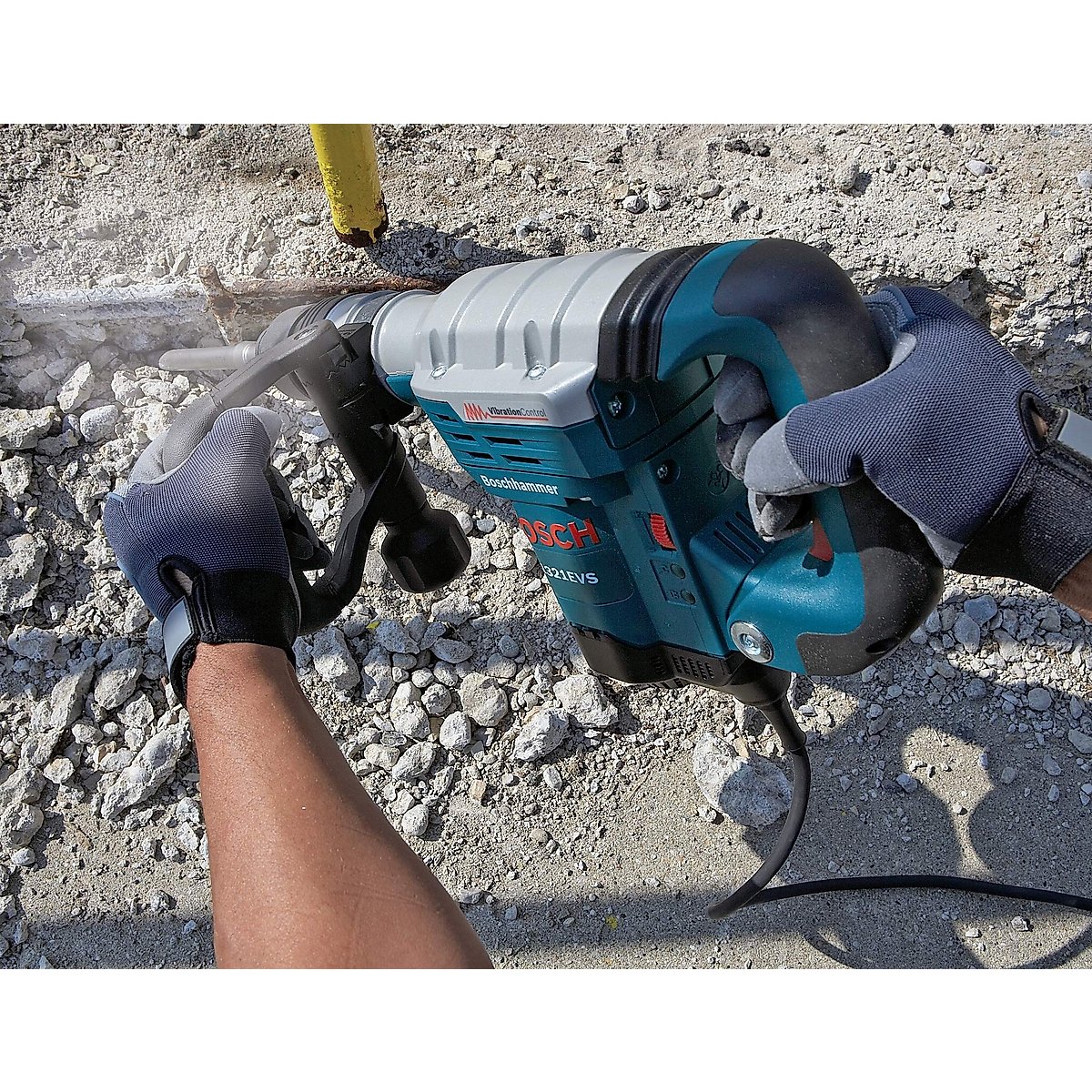 Bosch 11321EVS Demolition Hammer - 13 Amp 1-9/16 in. Corded Variable Speed SDS-Max Concrete Demolition Hammer with Carrying Case (Renewed)