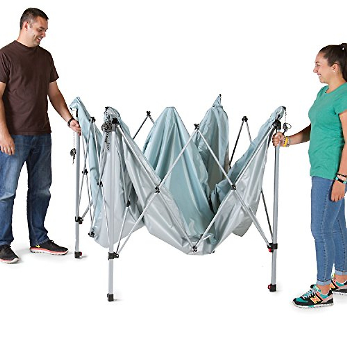 Coleman Light & Fast Pop Up Canopy, 10 x 10 Canopy Tent, UPF 50+ Sun Shade Tent