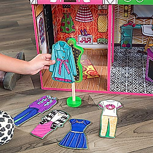 KidKraft Brooklyn's Loft Wooden Dollhouse with 25-Piece Accessory Set, Lights and Sounds, Gift for Ages 3+ 41.75" x 18.25" x 41.75"