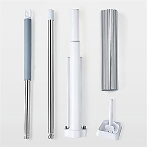 Absorbent Mop Flat Floor Tile Household Cleaning Free Hand Washing Cleaner Water Self-Wring Collodion Squeeze Mopping