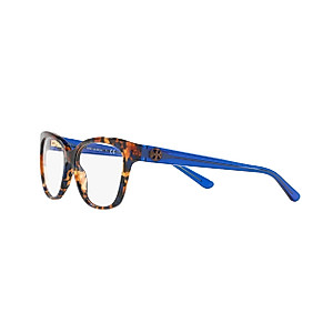 Tory Burch TY2079 Eyeglass Frames 1683-51 - Blue Flake Tort TY2079-1683-51