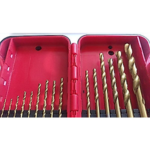 High Speed Drill Bit Set - 15 Pc