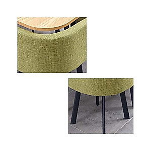 Office Reception Round Table- Conference Reception Room Coffee Table with Chair, Bedroom Office Reception Desk and Chair Set 1 Table and 4 Chairs Home Dining Table and Chair Combination Living Room (C