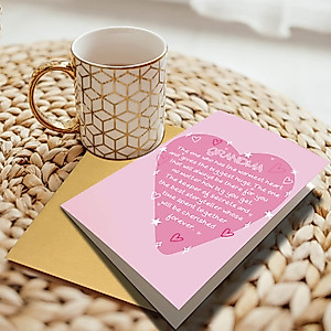 Mother's Day Card for Grandma, Grandma Birthday Greeting Card, Mother's Day Card from Grandchild, Times Spent Together Will Be Cherished Forever