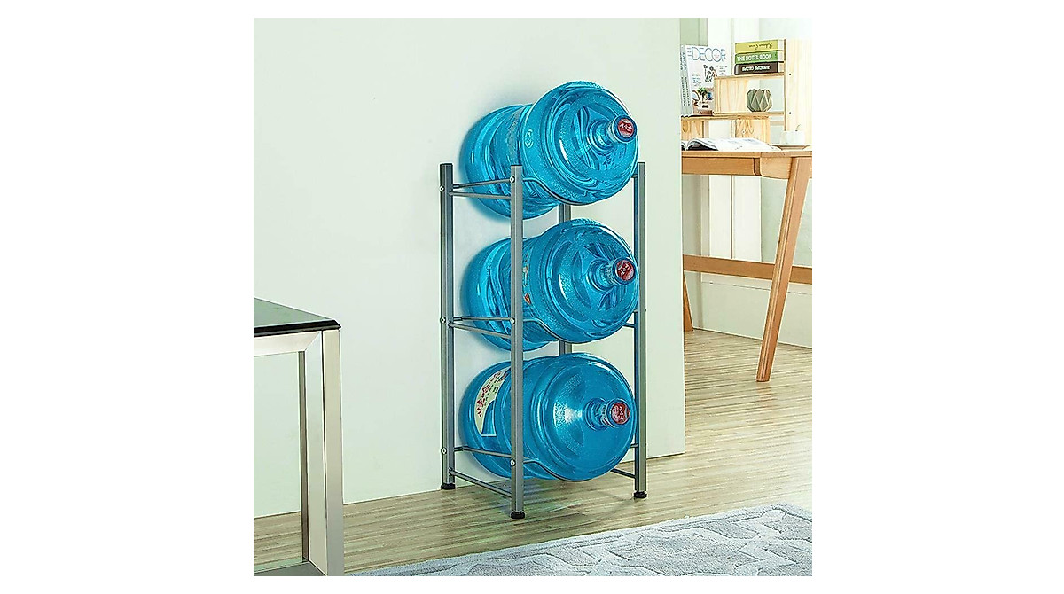 3-Tier Water Bottle Rack - Space-Saving Storage Solution