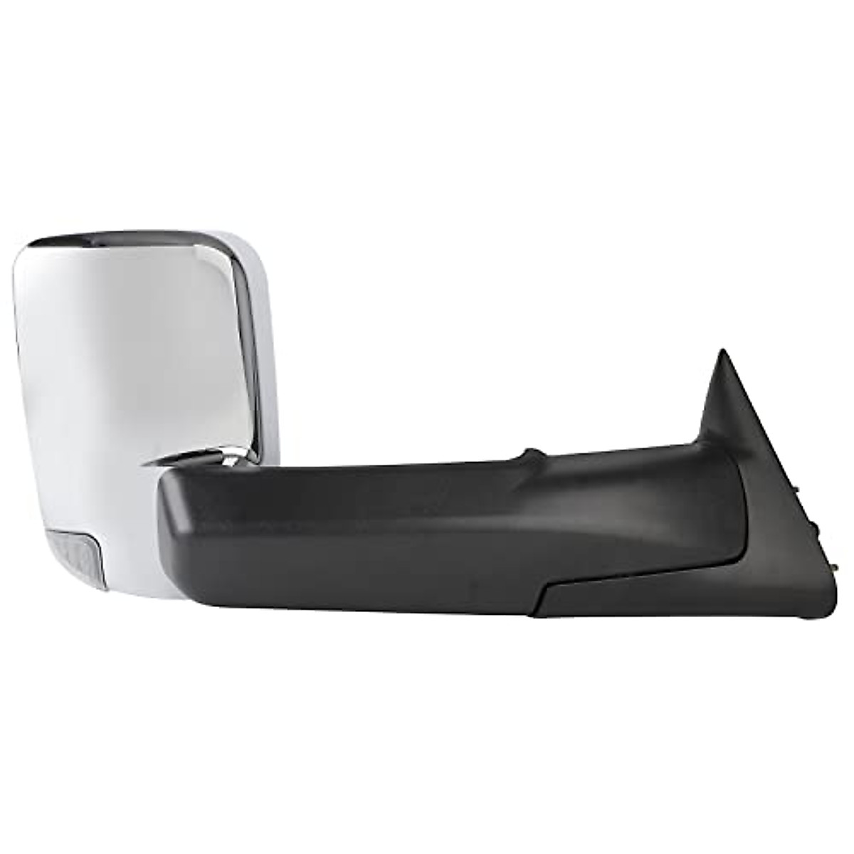 ANPART A Pair of Towing Mirrors Replacement Fit for 1998-2001 for Dodge for Ram 1500 for Ram 2500 for Ram 3500 Truck Pickup Tow Mirrors Power Adjusted Heated Turn Signal Light Chrome Housing