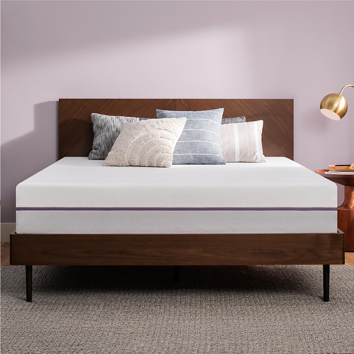 Purple Mattress - King, GelFlex Grid, Better Than Memory Foam, Temperature Neutral, Responsiveness, Breathability, Made in USA