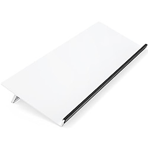 HUANUO Keyboard Stand for Desk, Ergonomic Typing Keyboard Riser with 2 Height Adjustable, Premium Acrylic Computer Keyboard Holder Keyboard Tray with Desktop Whiteboard Function & Non-Slip Pads, White
