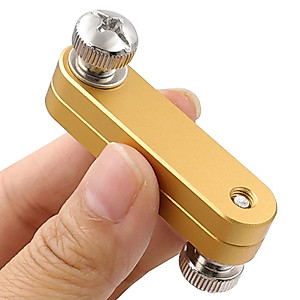 CLAHJQX Woodworking Scribing Steel Ruler Positioning Block Aluminum Alloy Limit Block Ruler Scribing Tool for Woodworking DIY Scribing Tool