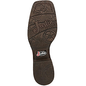 JUSTIN Boots Women's Gypsy Cam Leather Brown Cowgirl Boot Brown 7.5 B