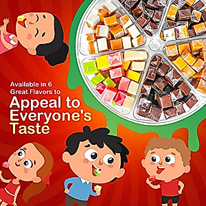 SWEETSOME Caramel Squares - Chocolate Caramel Candy - Individually Wrapped Soft & Chewy Candy - 2 Pound Bag Milk Candies (Chocolate Caramel)