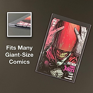 Coinz Comics: Thick Comic Book Toploader, 10 Pack, 7-1/8" X 10-1/2", Fits Current Size, Regular, and Silver Age Comics, Comic Book Holder, Comic Top Loaders, Comic Holder, Comic Book Display Case