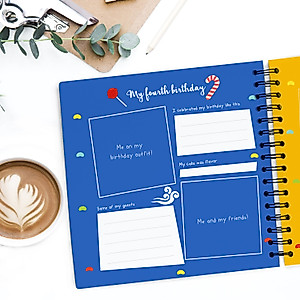 Chinese Baby's First Five Years Hardcover Memory Book - Newborn Babies 1st Year Journal and Milestones Photo Album - Perfect and Unique Gift Idea for Baby Showers and Birthday Presents