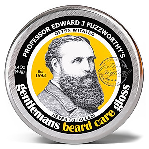 Beard Care Kit Professor Fuzzworthy Beard Conditioner Balm & Best Beard Shampoo Bar - All Natural Chemical Free - Organic Essential & Kunzea Oils - Tasmania Australia