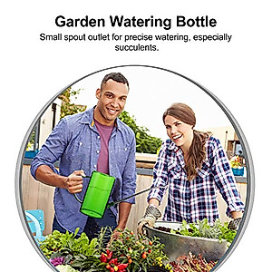 TEHAUX Watering Can Shower Pot Plastic Stainless Steel