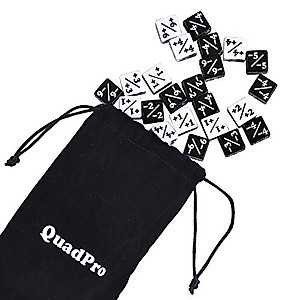 QuadPro 30 Pieces Dice Counters Token Dice Set D6 Dice Cube Compatible with MTG, CCG, Card Gaming Accessory