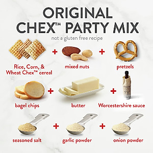 Chex Wheat Breakfast Cereal, Made with Whole Grain, Homemade Chex Mix Ingredient, 14 OZ
