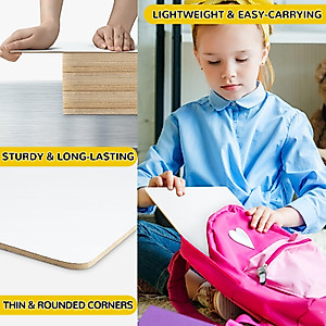 Small Dry Erase Boards, Classroom White Boards for Kids 9" x12”, Personal Mini Whiteboards for Home School Teaching Supplies, School Supplies Lapboards, 32 Whiteboard Erasers & 32 Markers Included