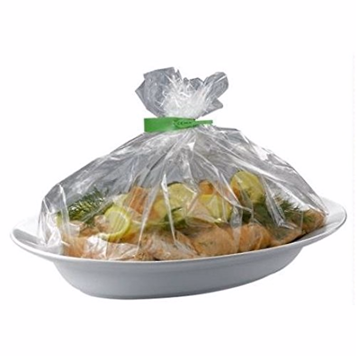 PanSaver 100 Count EZ Clean Slow Cooker Liners and Cooking Bags Perfect For Cholent, Stews, Fish and Soups 3 to 6 Quart or 9x13 inch Oven Trays