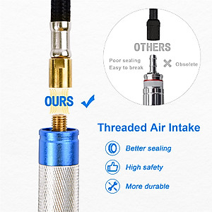 YON.SOU. 18Pcs Pencil Die Grinder Air Tool 1/8" Pneumatic Engraving Pen 70,000 RPM Air Micro Pencil Grinder Kit