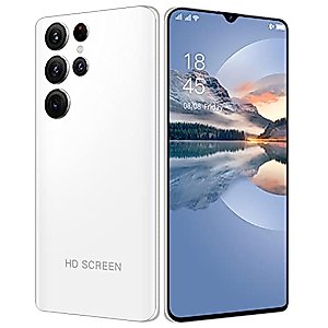 NIEGA Smartphone Unlocked Cell Phones S22 Ultra 6.7in HD Screen The Black Phone 2GB/16GB Android 10 Straight Talk Phone 5000mAh 128GB Extension Dual Sim Boost Mobile Phones Telefonos (White)