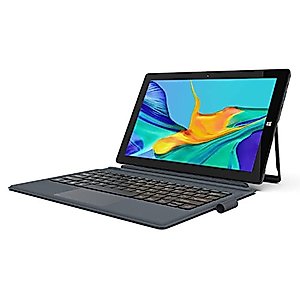 AWOW Windows 10 Tablet 10.1inch with Keyboard, Detachable 2 in 1 Laptop Touch Screen, Intel Celeron N4120, 8GB RAM 128GB ROM, 2.4G+5G WiFi, Bluetooth, HDMI, Dual Camera