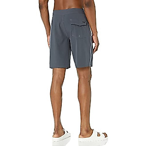 Quiksilver Men's Standard Highline Massive 20 Inch Outseam Stretch Boardshort Swim Trunk, Iron GATE, 38