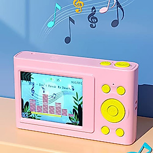 Kids Camera for Boys and Girls Digital Camera with Memory Card 16X Zoom Vlogging Camera 1080P Video Recorder with Multiple Unique Functions Great Birthday Electronic Toys for Children (Pink No Card)