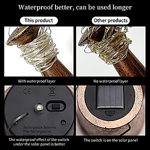 Solar Watering Can Outdoor Garden Decor, Warm waterfall String Lights Solar Lanterns, Landscape Lights for Front Yard Porch Lawn Driveway Patio Backyard Pathway Gardening Gift(With shepherd hook)