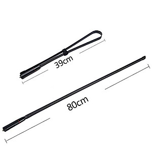 HYS Tactical Foldable Antenna, Dual Band 144/430Mhz SMA-Female Handheld Whip, 31.5inch 800mm Antenna for BF UV-5R Series, UV-82 Series, BF-F8HP Kenwood Two Way Radio
