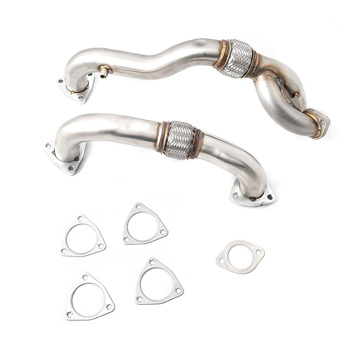 2008-2010 Ford 6.4 Powerstroke Heavy Duty Up Pipe Set F250 F350 F450