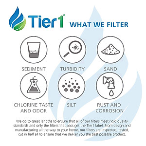 Tier1 8171413 Refrigerator Water Filter | Replacement for Whirlpool 8171413, Kenmore 9002, EDR8D1, 469002, 8171414, WF286, WSW-4, WFI-NLC200, Fridge Filter